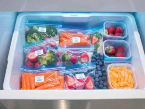 Groenten en fruit op de juiste manier bewaren.